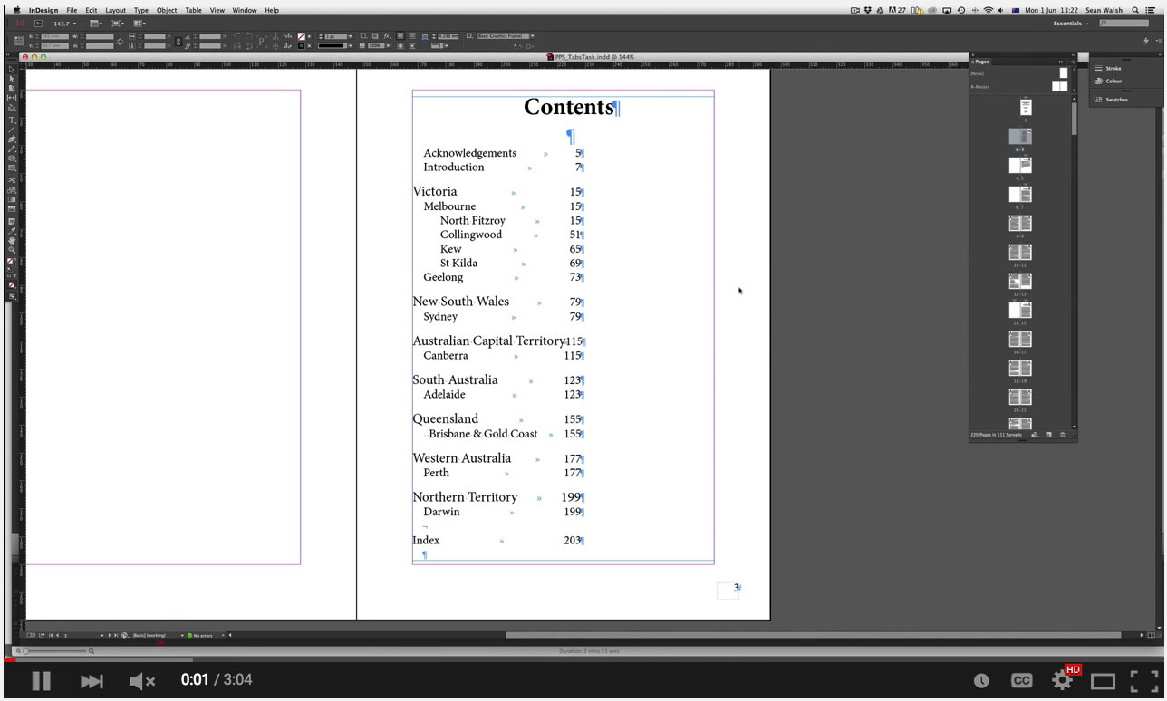 InDesign Training: Glyphs Panel