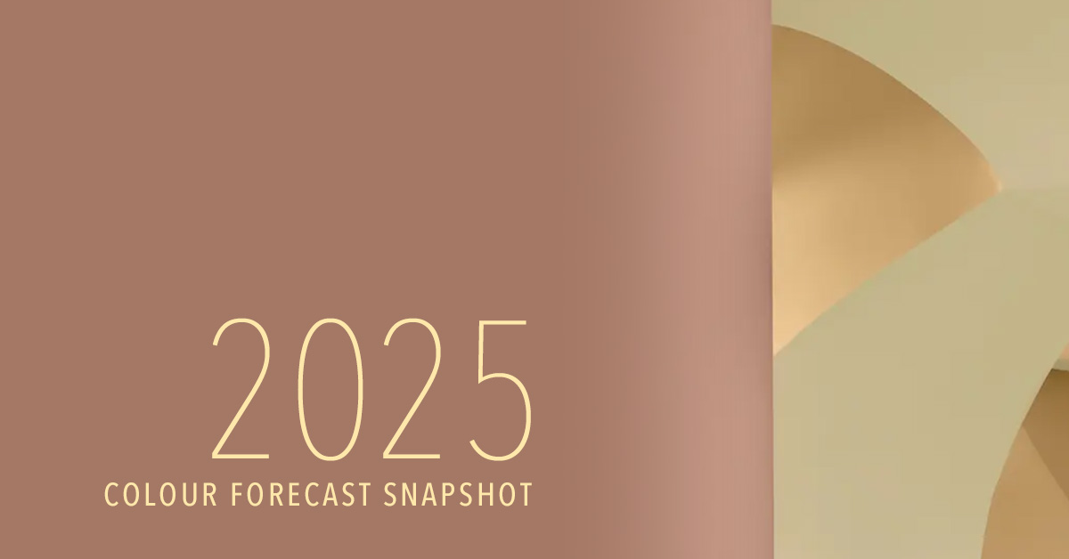 Optimism and Tranquility Abound in 2025 Colour Palettes